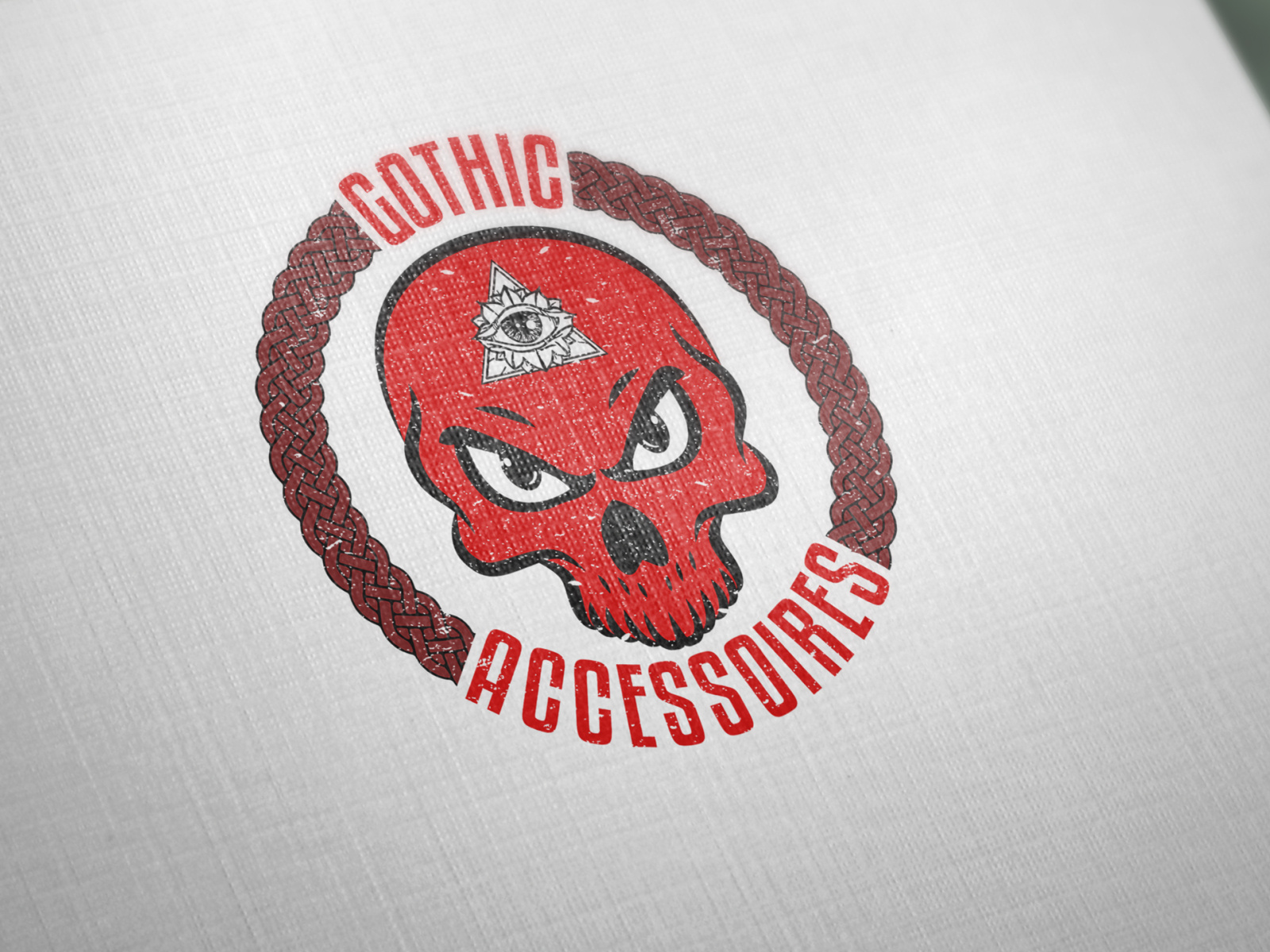 Gothic Accessoires Logo Design by Rehan Tanvir on Dribbble