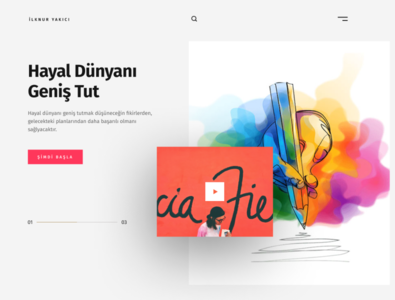 Figma portfolio home page by Onur Alemdaroglu on Dribbble