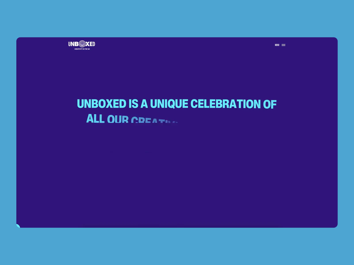 UNBOXED - Creativity In The UK by Craig Laing on Dribbble