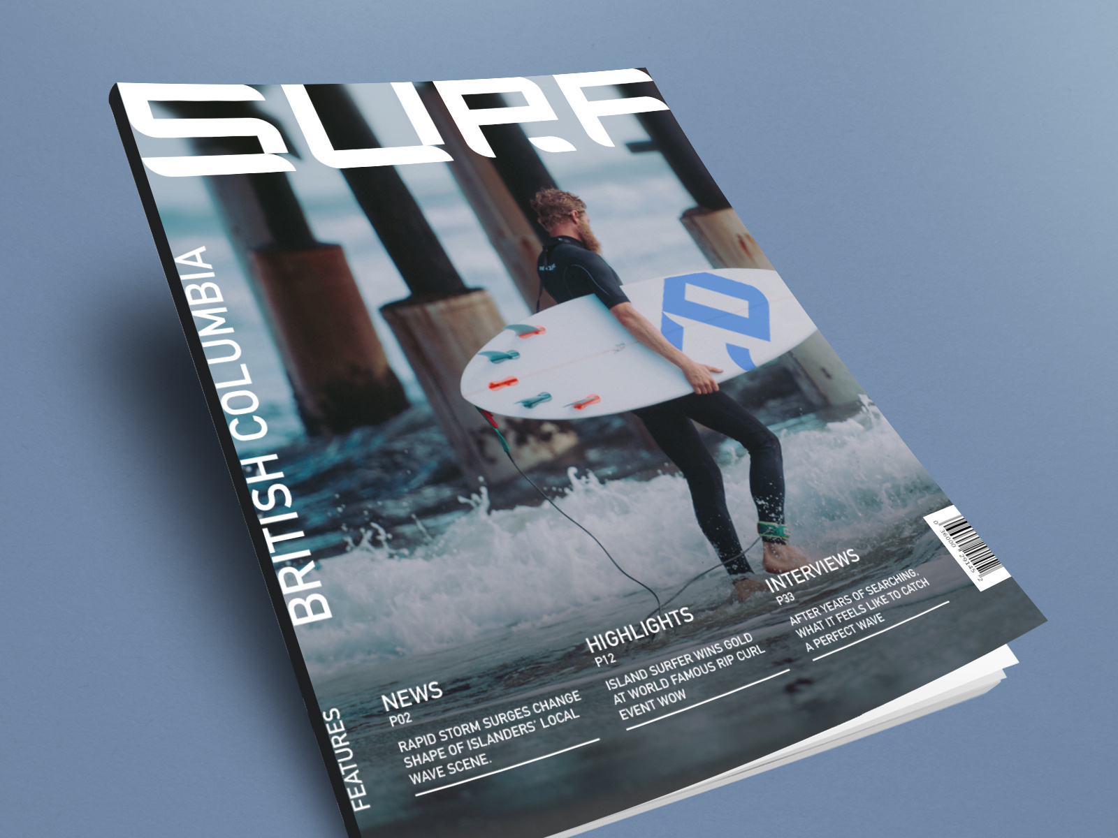 Surf BC Magazine Cover Concept by Lucas Bell on Dribbble