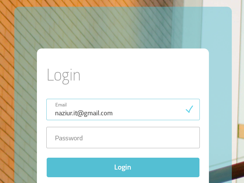 Modern Login Page UI Design by Rahman Md Naziur on Dribbble