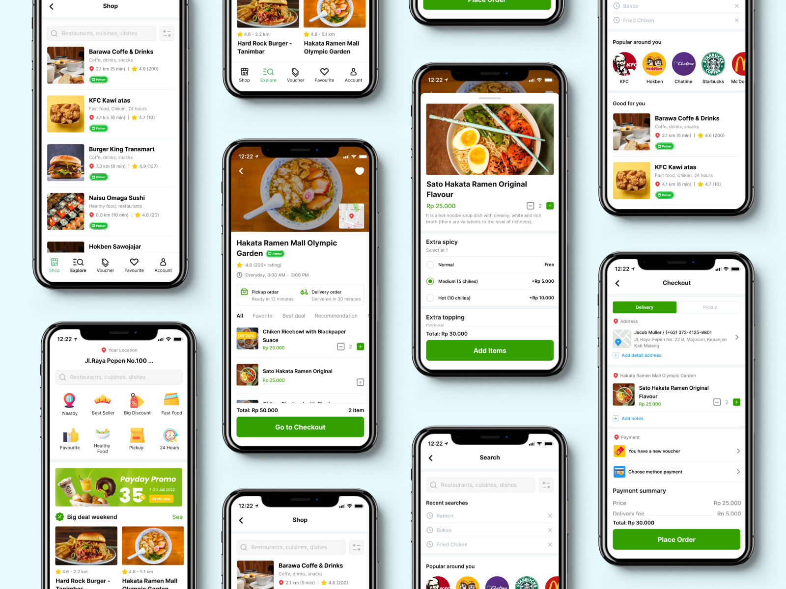 Eatsly - Food Delivery App by Repan 🍋 on Dribbble