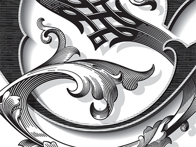 Personal monogram - detail by Stefan Chirila on Dribbble