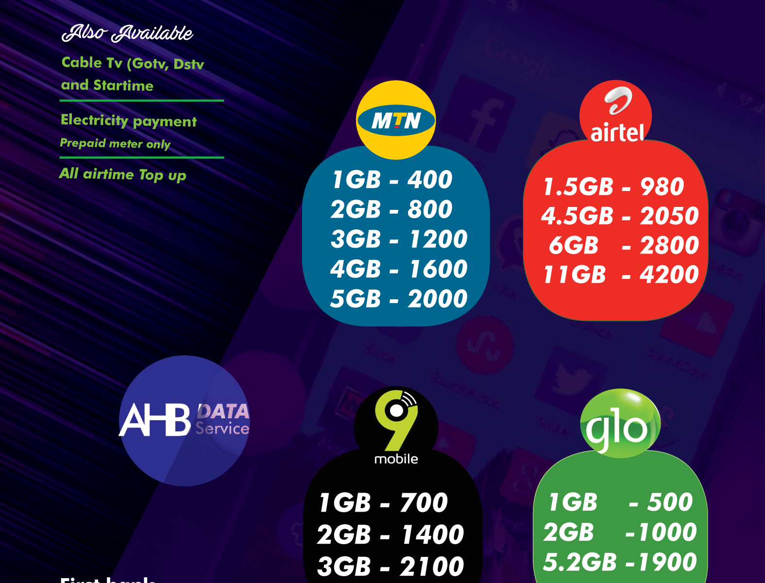 Data Service Flyer by Badmus S. on Dribbble