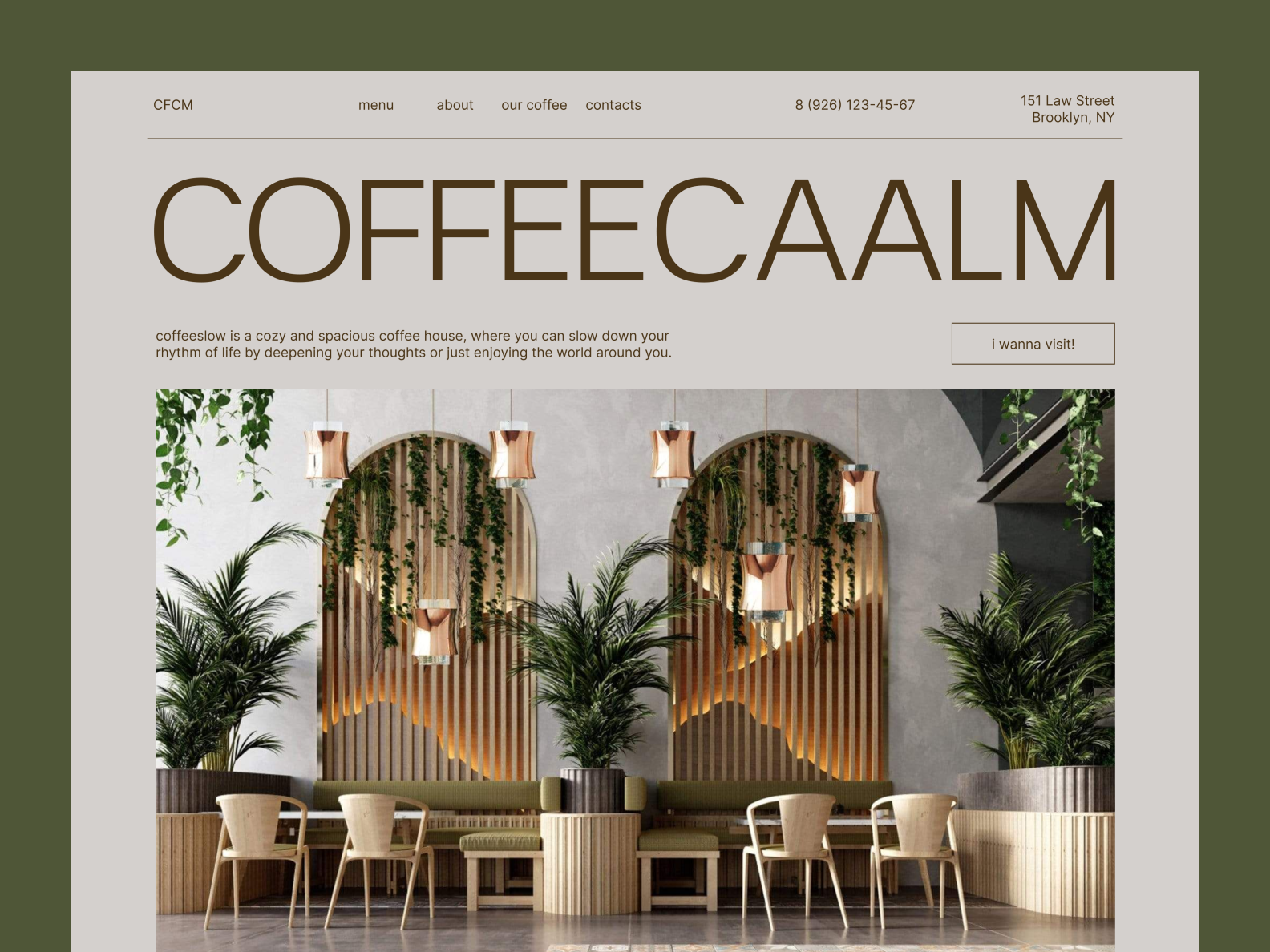 Coffee Shop — Web Design — UX/UI by Alina Spitsa on Dribbble