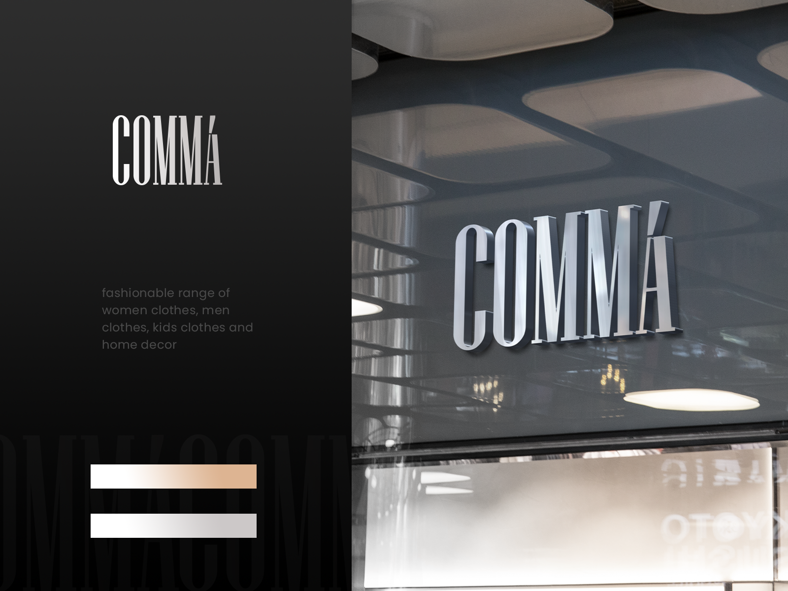Comma logo by mohammed ahmed on Dribbble