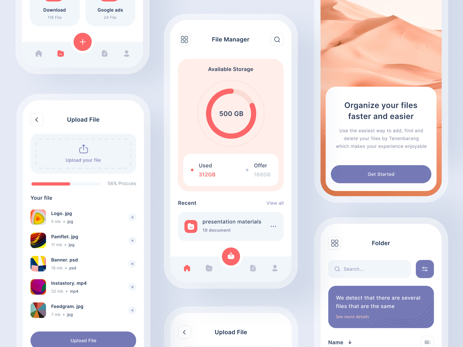 File Managemnt App by M Yudi on Dribbble