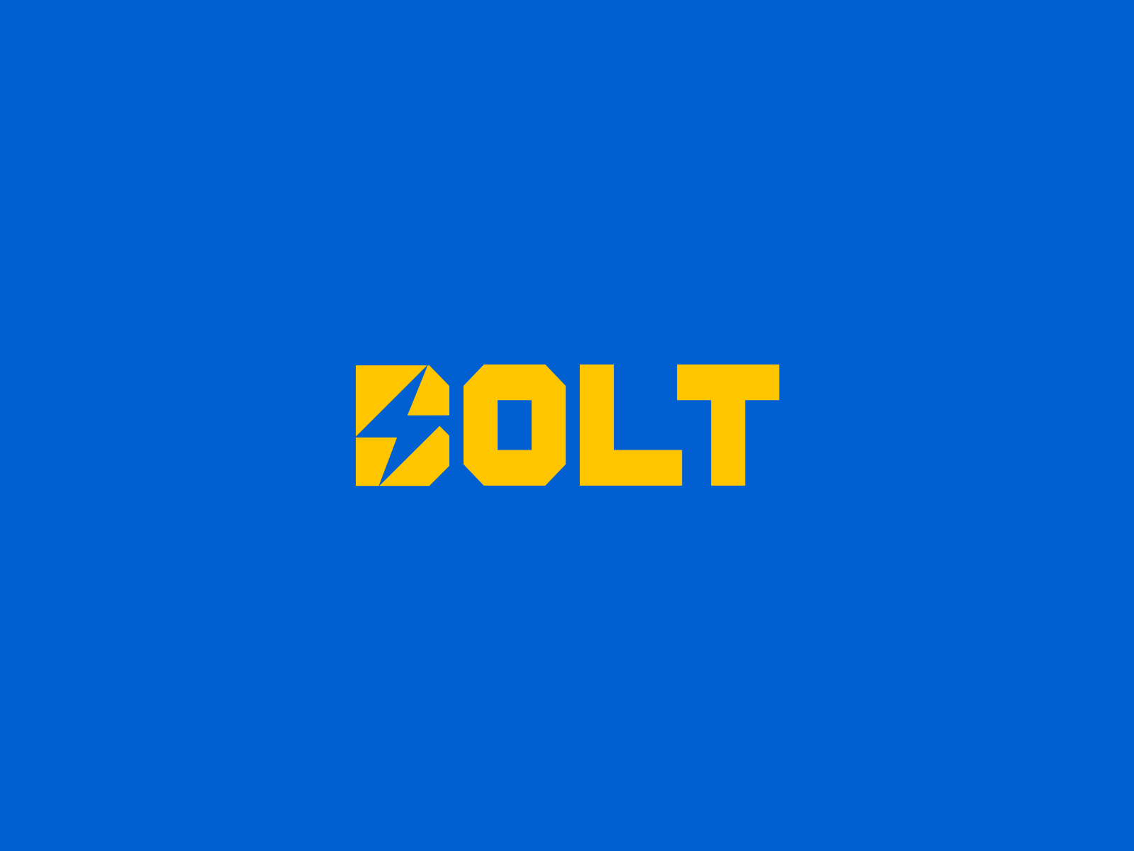 BOLT Logo by VECTA on Dribbble