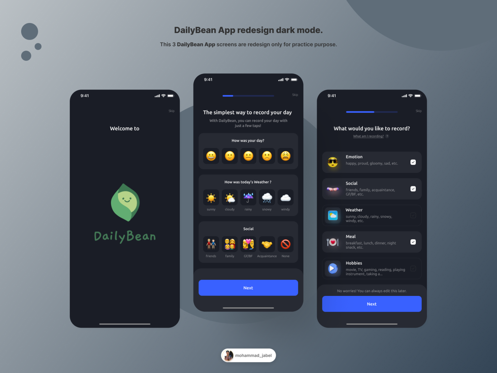 Daily Bean App Redesign by Jabel on Dribbble