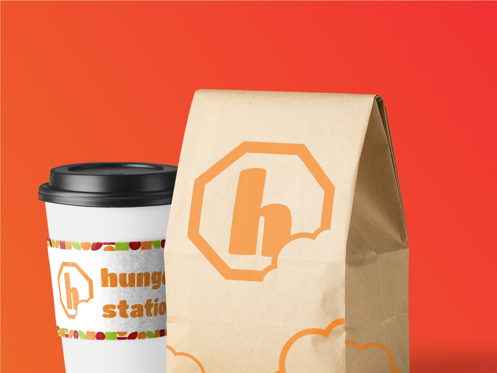 Hunger Station Package Design by Sherif Aziz on Dribbble