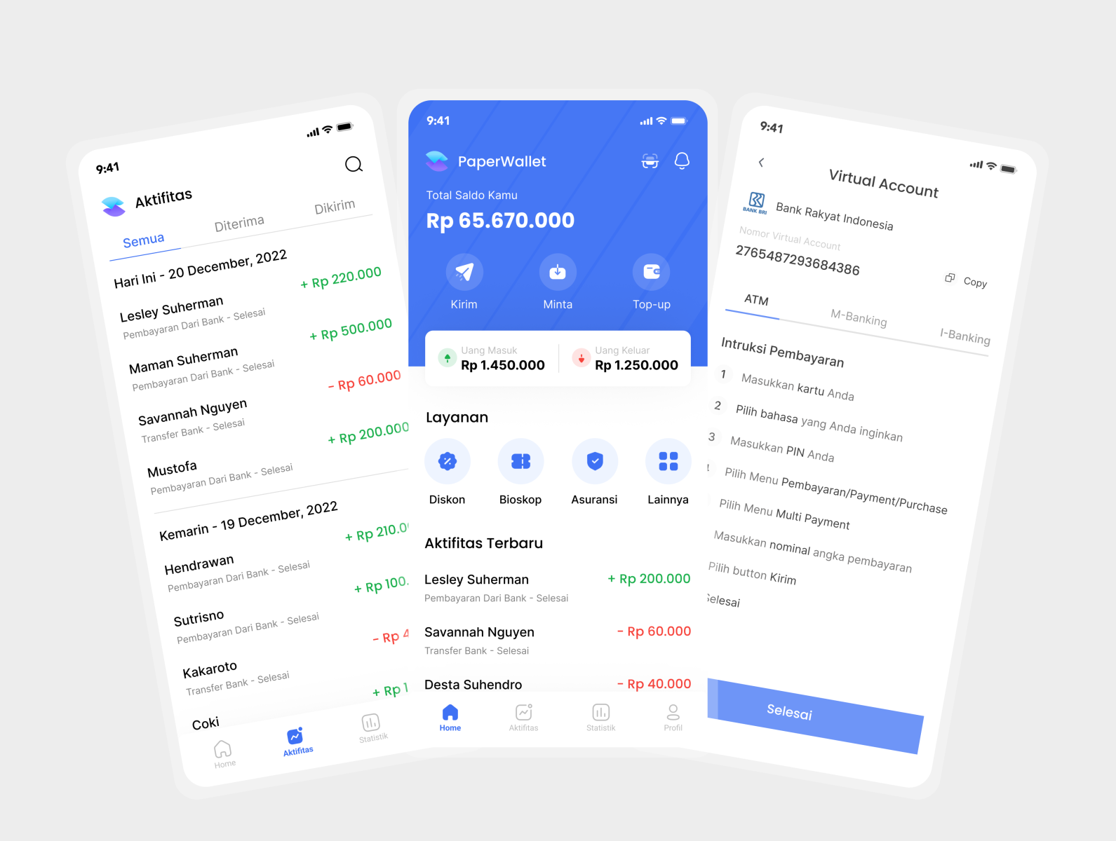 PaperWallet - Apps Version by Bagas Candra Pratama on Dribbble