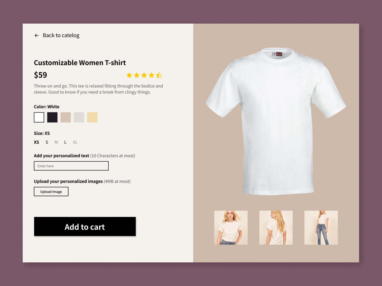 Customize Product Page by Blair Li on Dribbble