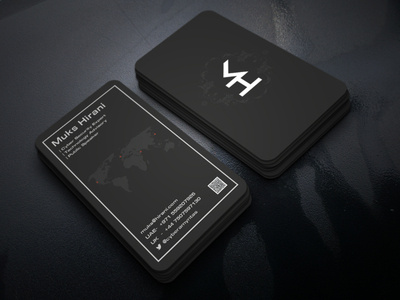 MH Business card by Md Nazmul Hossen on Dribbble