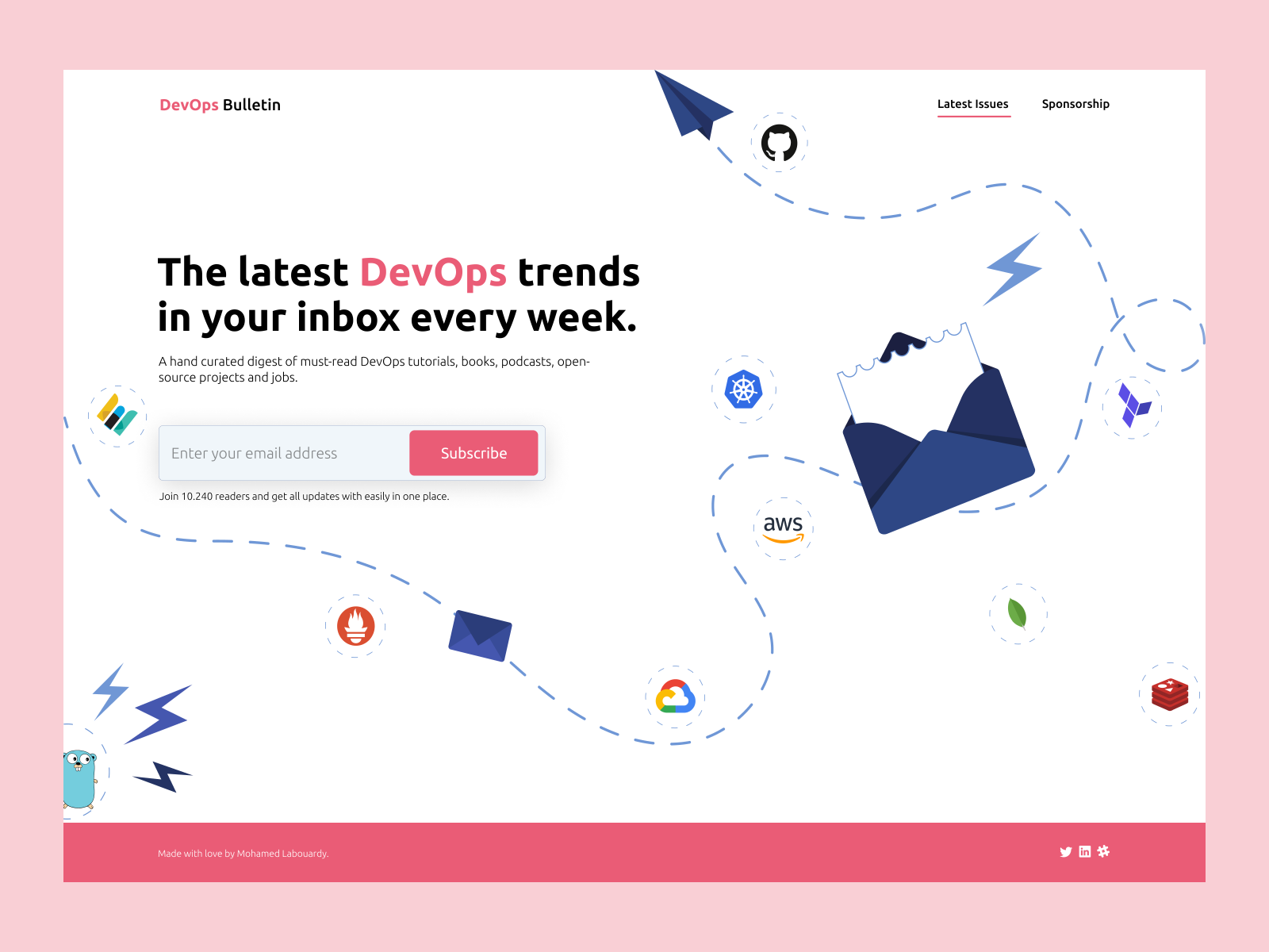 DevOps Bulletin - Newsletter by Mohamed Labouardy on Dribbble