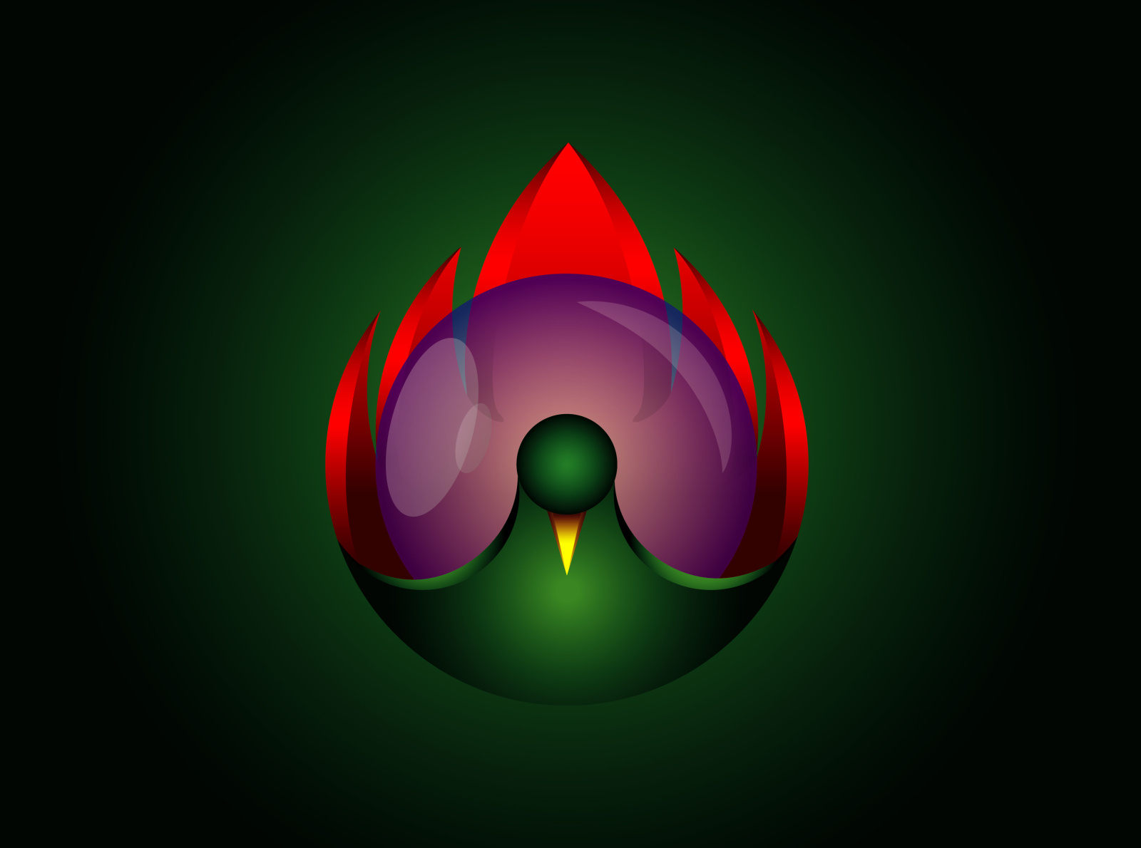 Green Flame Bird By YUDISAIN On Dribbble