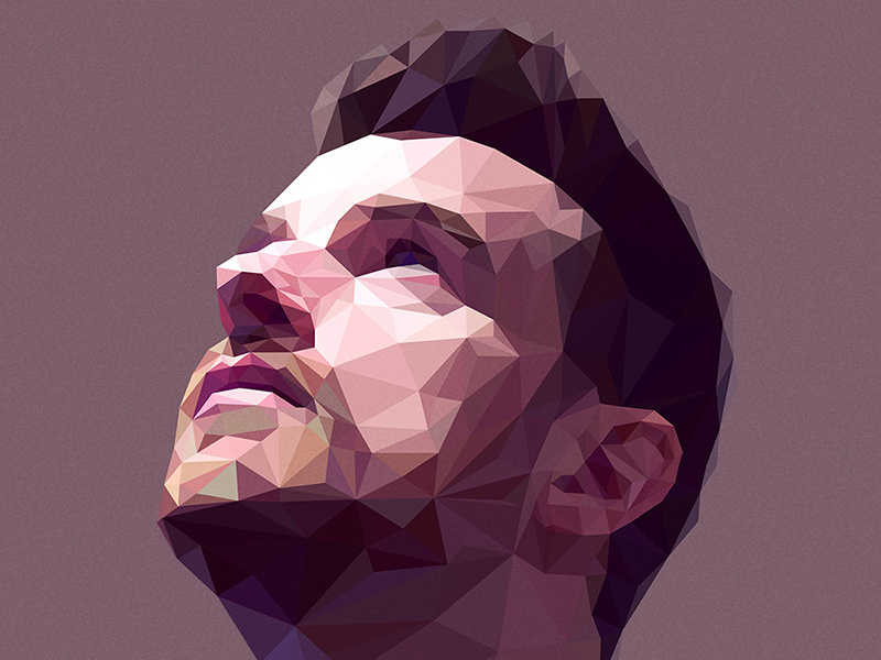 Low Poly Self Portrait by Dave Hynes on Dribbble