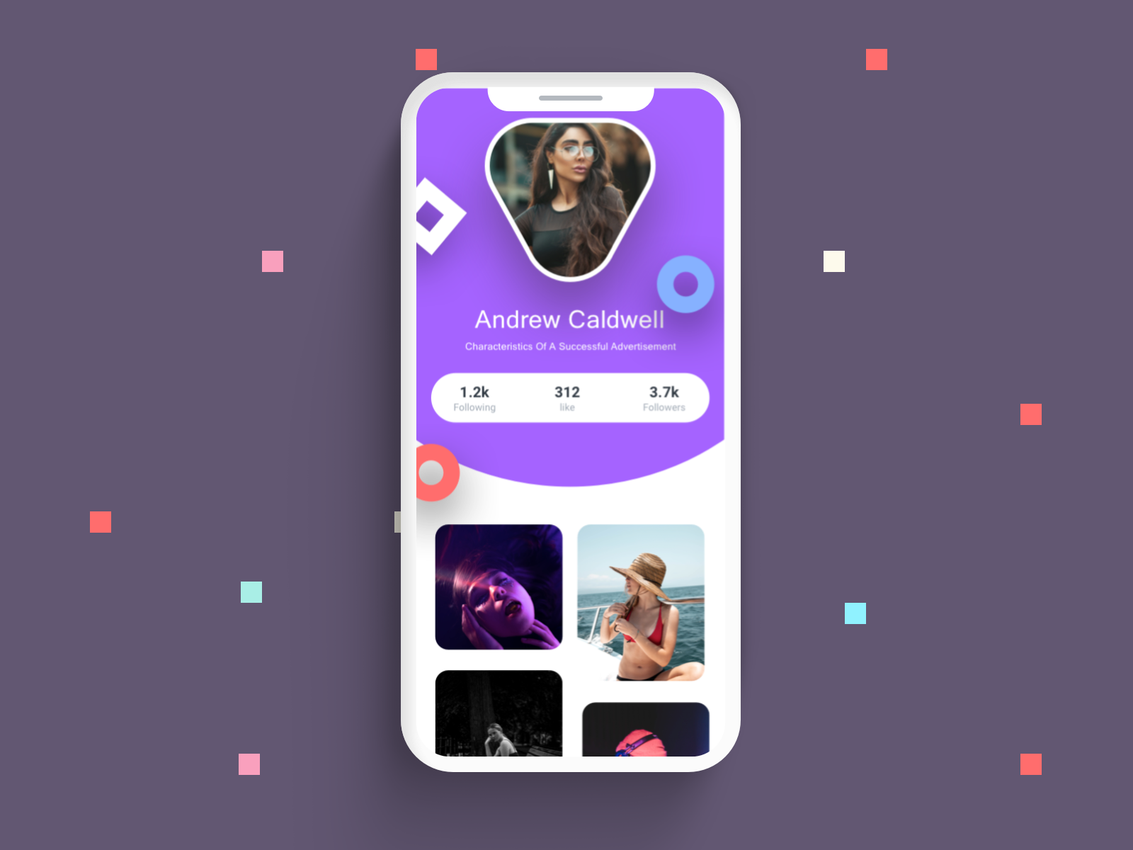 Personal center by Arjun Gandhi on Dribbble