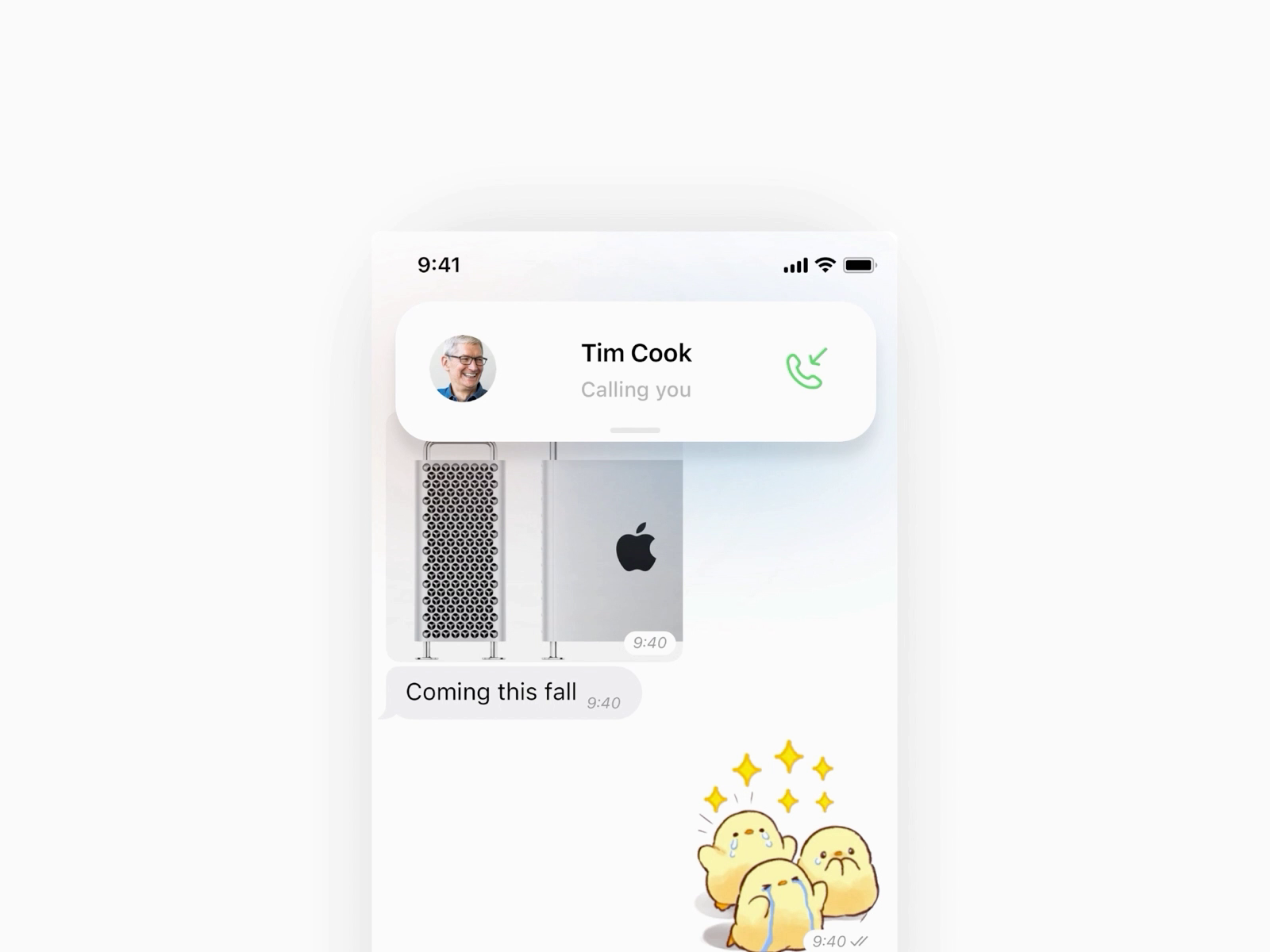 Telegram Voice Call by Vlad Solomakha on Dribbble