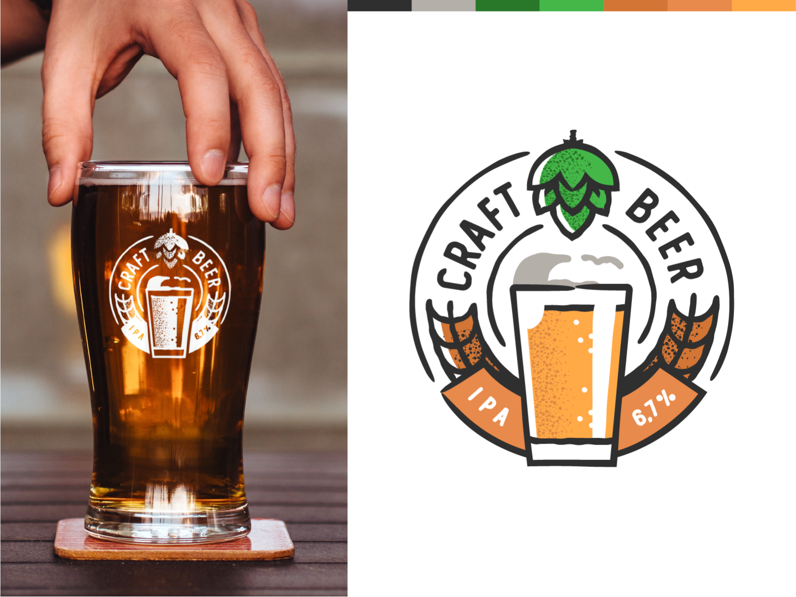 Ipa Beer mocup by Aleksandar Savic / almigor on Dribbble