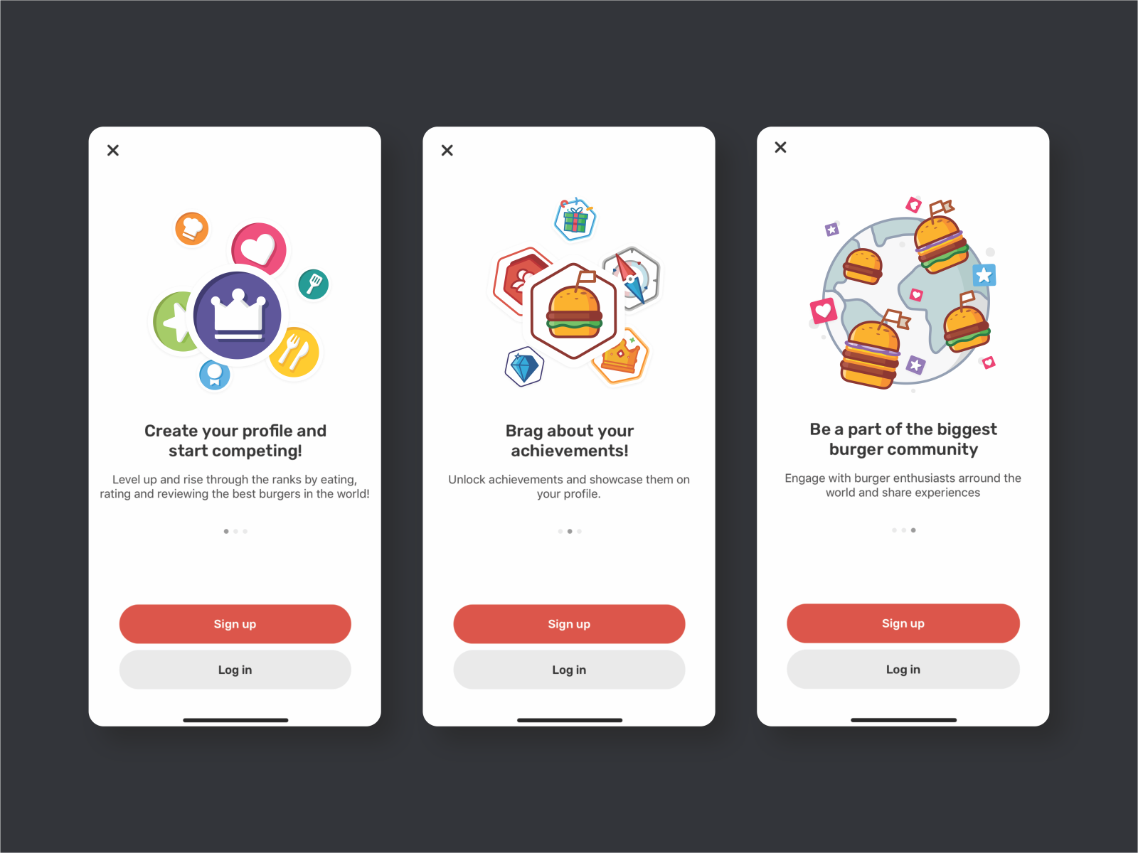 TBC cards by Aleksandar Savic / almigor on Dribbble