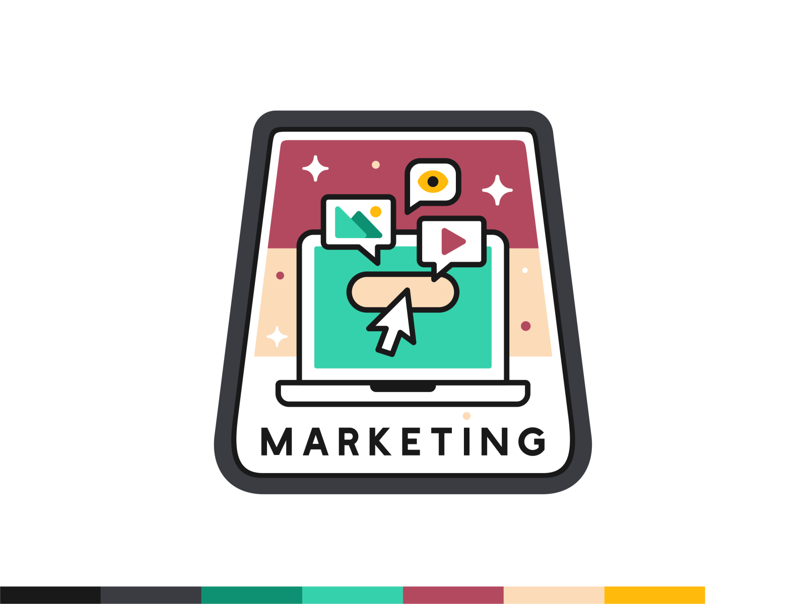 Marketing badge by Aleksandar Savic / almigor on Dribbble