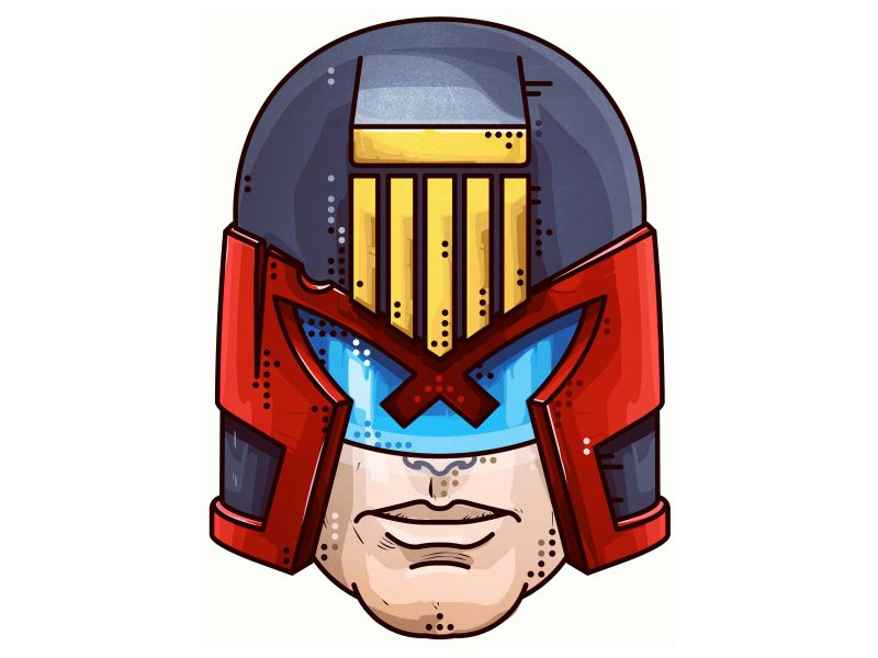 Judge Dredd By Aleksandar Savić Almigor On Dribbble
