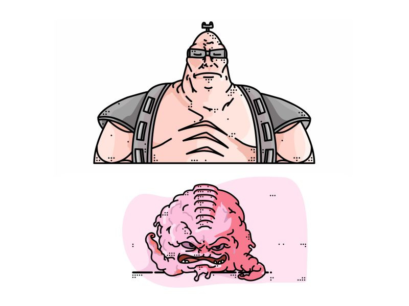 Krang by Aleksandar Savić / Almigor on Dribbble