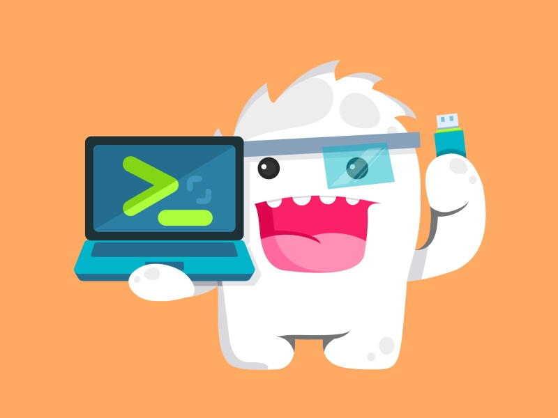 Cute Tech monster by Aleksandar Savic / almigor on Dribbble