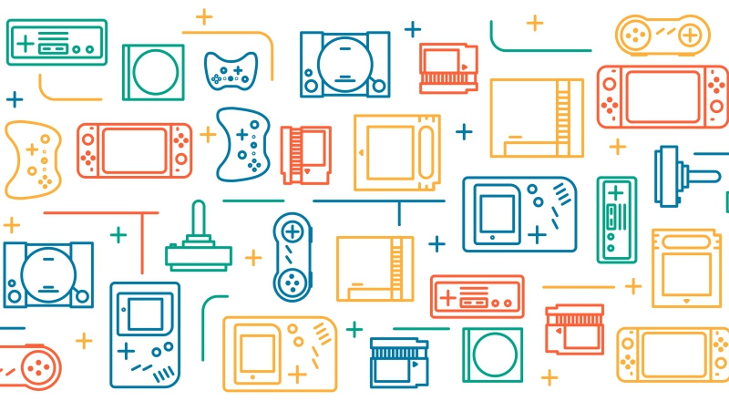 Retro Game Pattern Color by Aleksandar Savić / Almigor on Dribbble