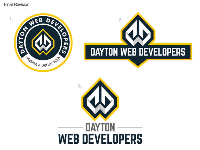 Dayton Web Developers Logo - Designs RV4 by Ricardo Zea on Dribbble