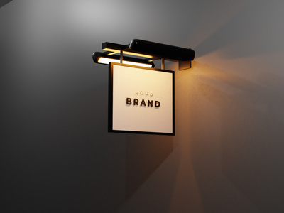 Sign Board Shop 3D by Fikri Fahrezy on Dribbble