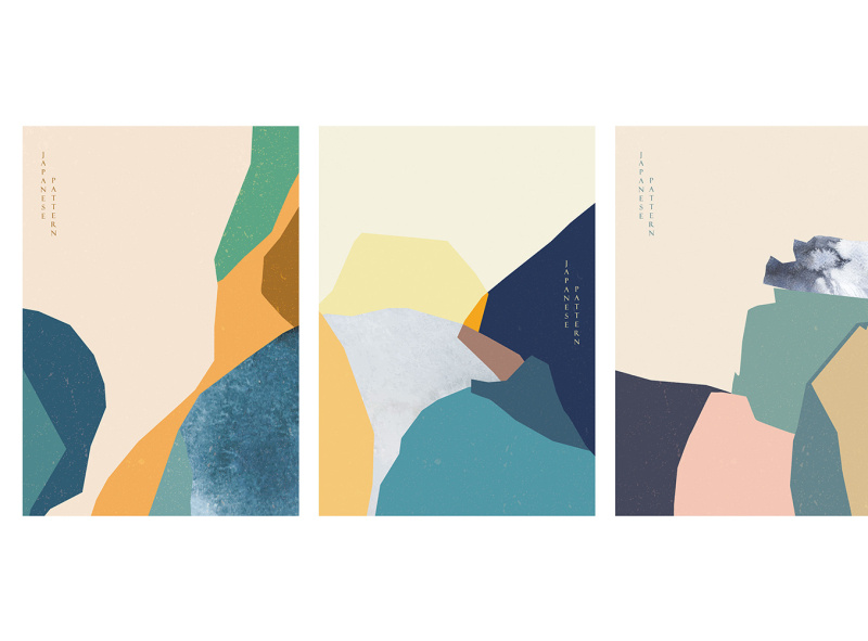 Abstract art background with watercolor texture vector. Poster by ...