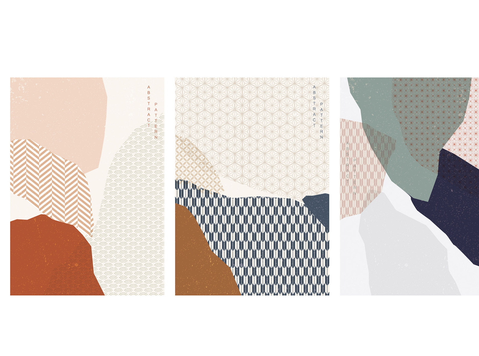 Geometric background with Japanese pattern vector. Abstract temp by ...