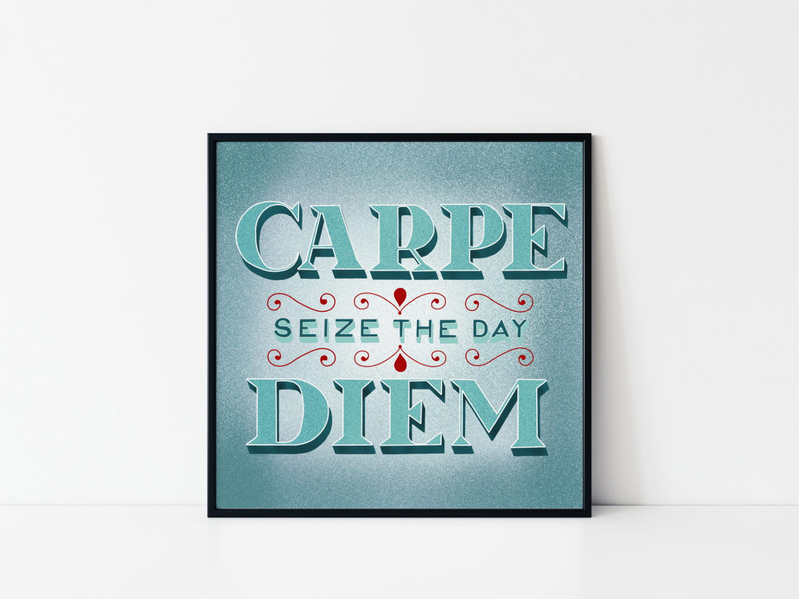 Carpe Diem Hand-Lettering by Katie Hardlannert on Dribbble