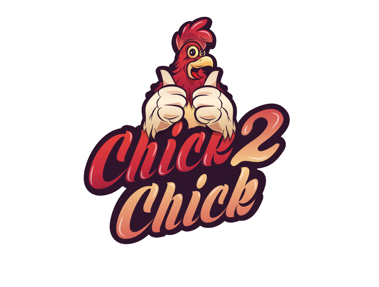 Chicken Sports Logo