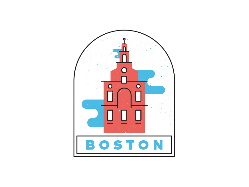Boston - Old State House - 2 by Rob Beckham on Dribbble