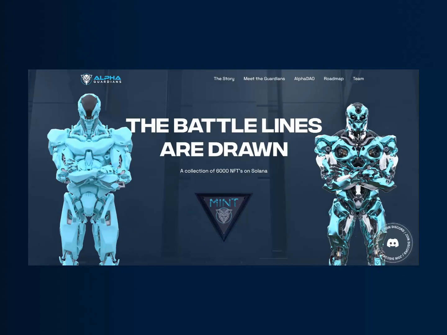 Alpha Guardians Website by Broworks on Dribbble