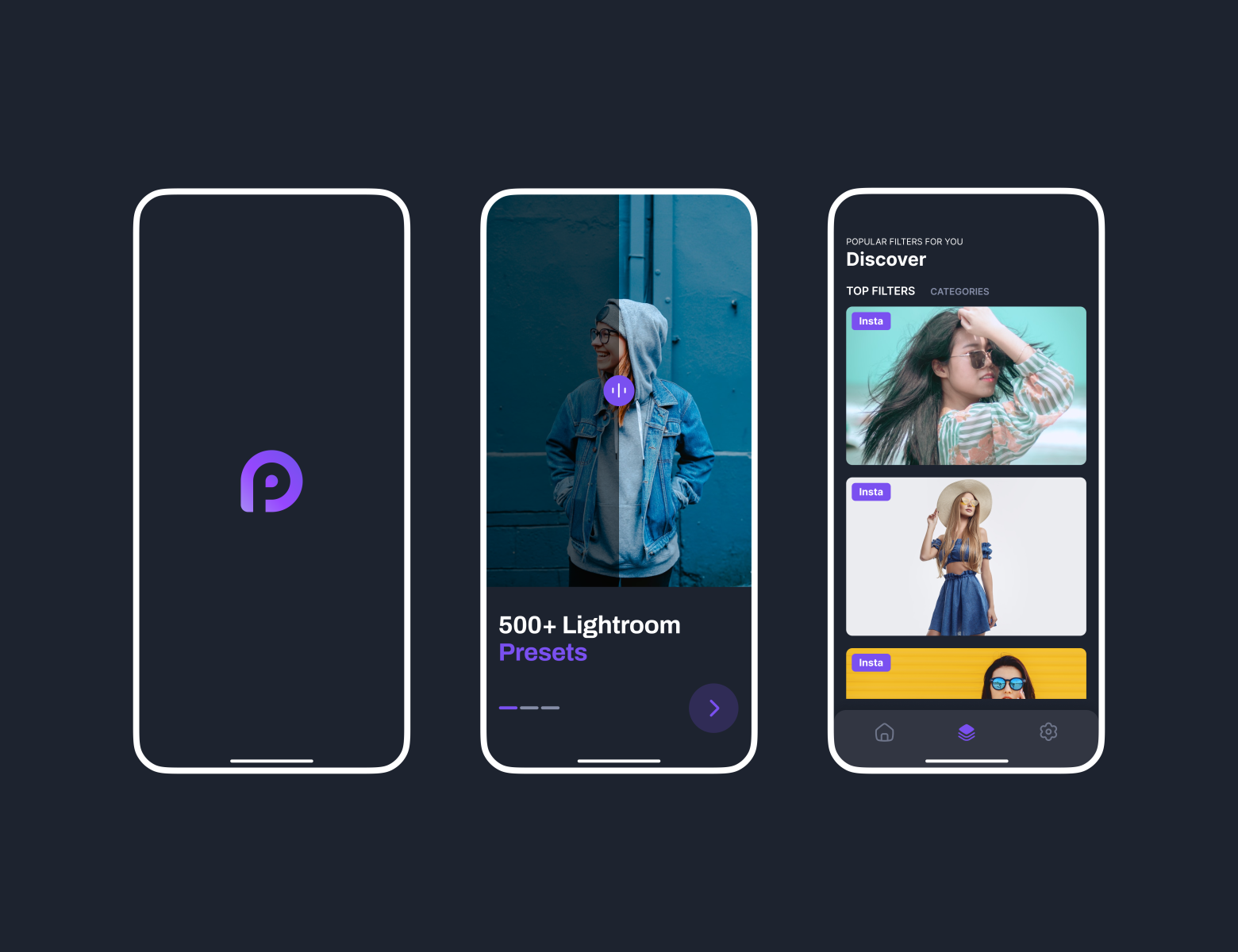 Lightroom Presets App by Slazenger Jackson on Dribbble