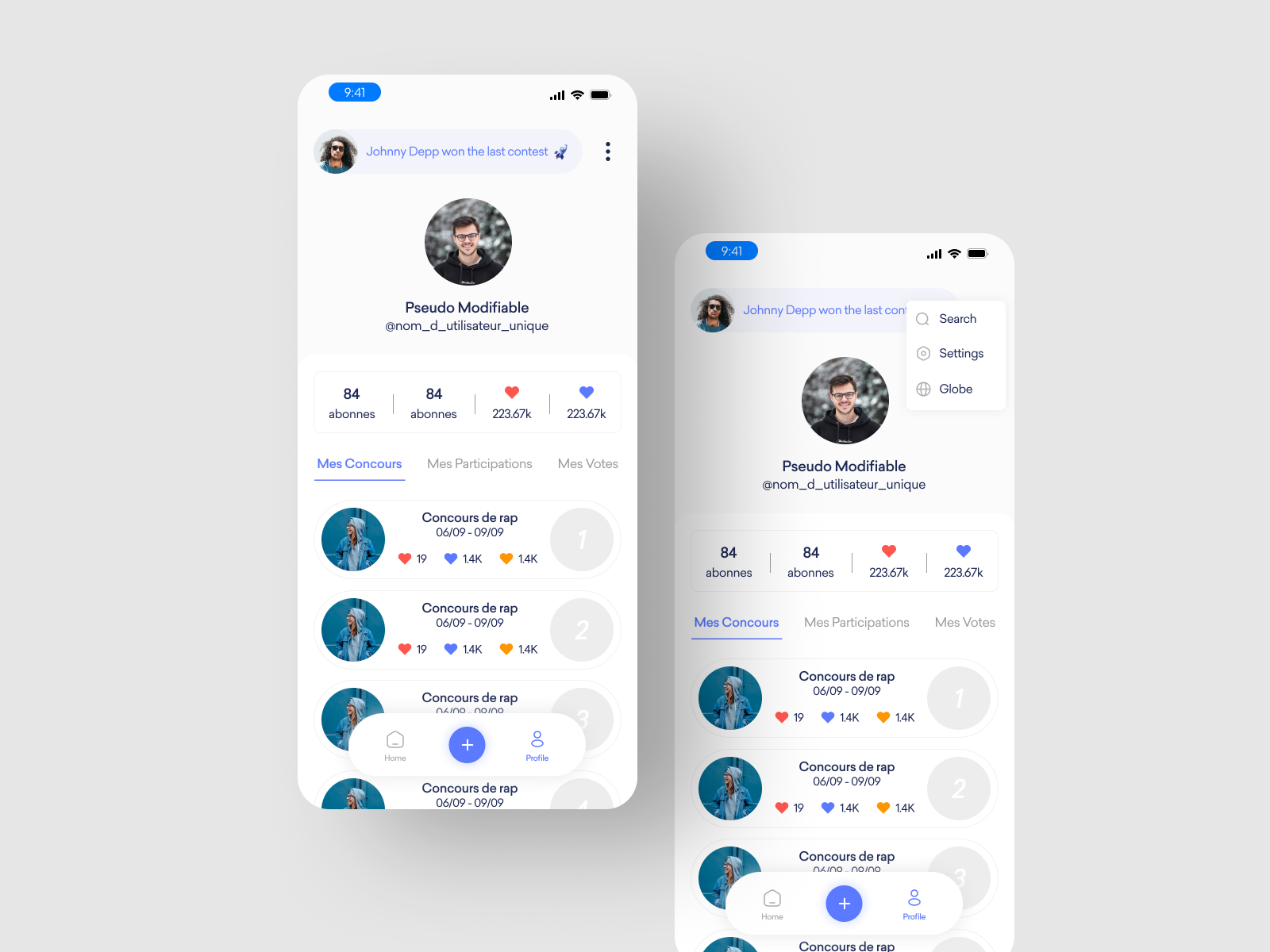 Game Contest App by Slazenger Jackson on Dribbble