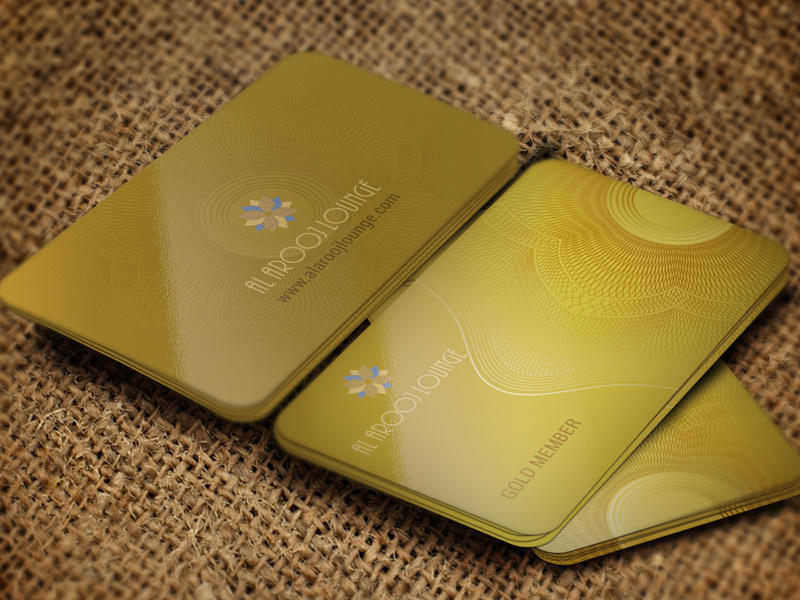 Al Arooj Gold Member Ship Card by Shuja on Dribbble