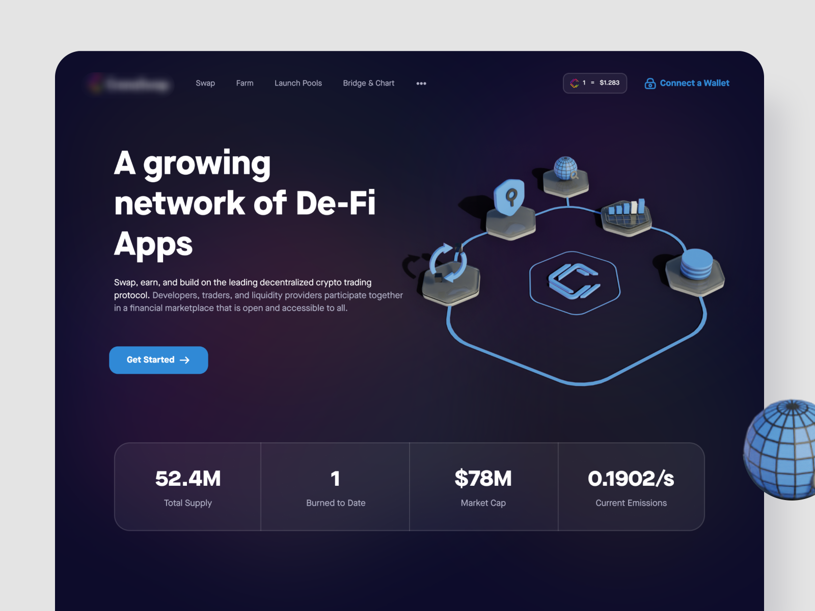 Swap Exchange Website by Dazeign on Dribbble