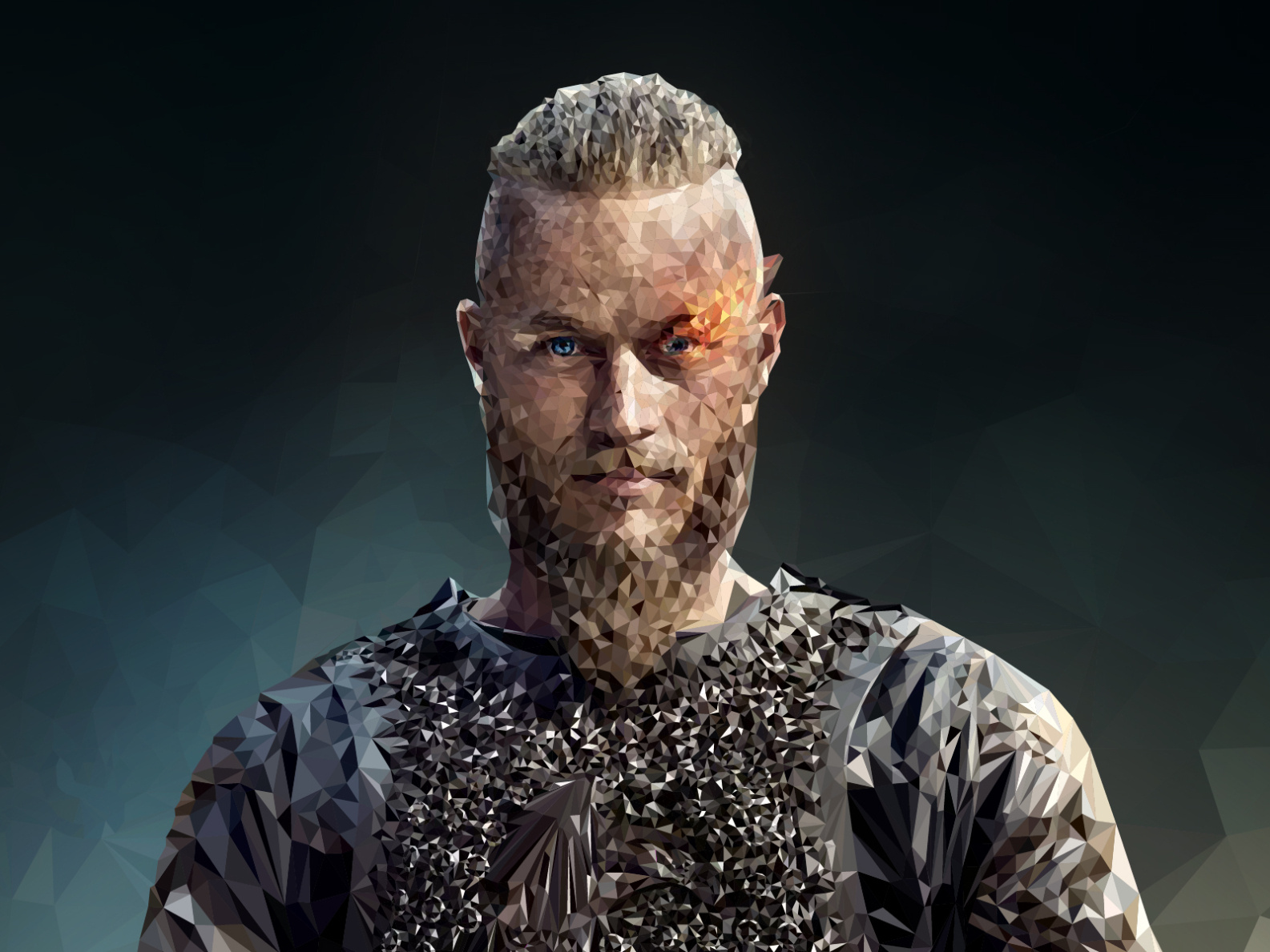 Low Poly Ragnar by Volodymyr Dedenko on Dribbble