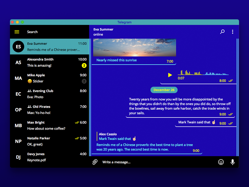 Autoexec.bat - Telegram Theme by Roma Schreibikus on Dribbble