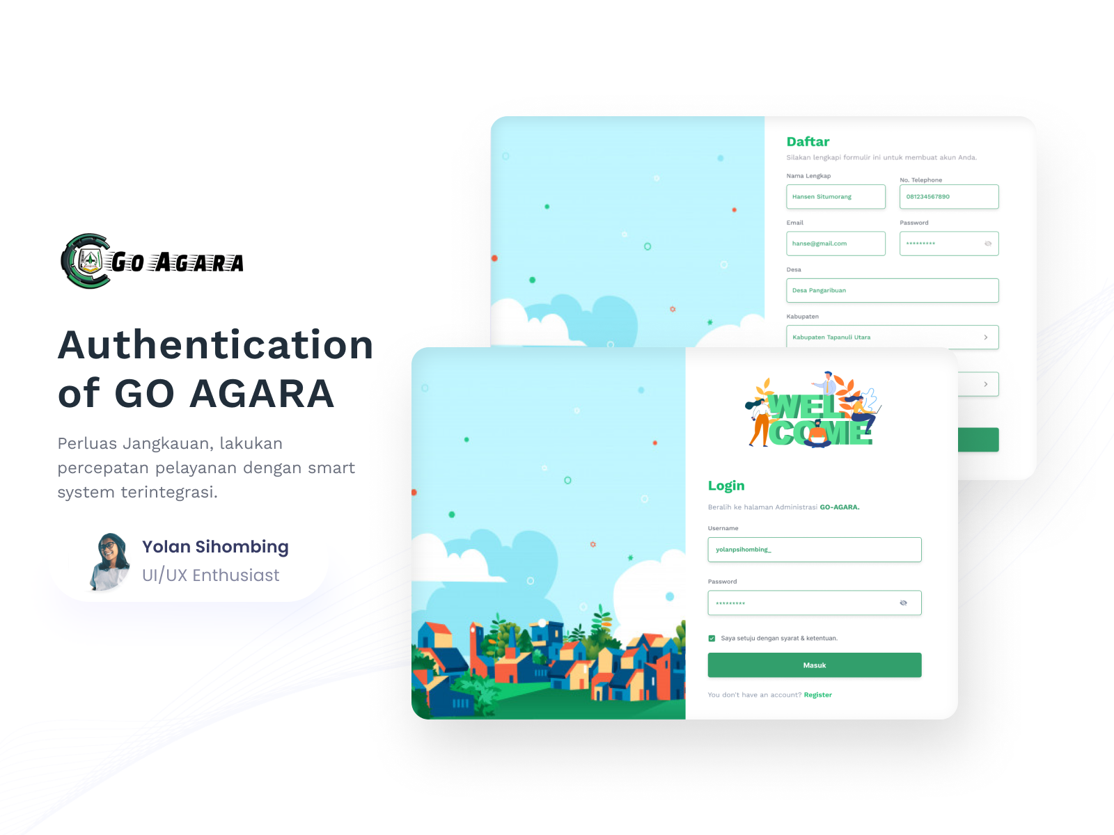 Authentication of GO-AGARA by Yolan Sihombing on Dribbble