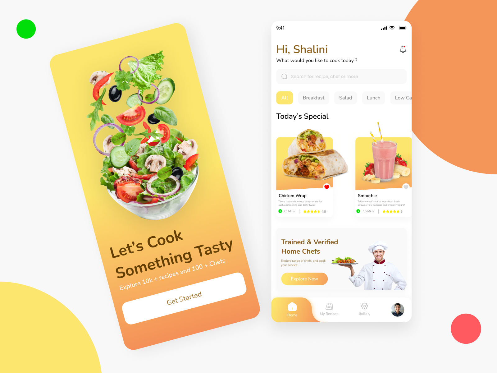 Master Chef - Cooking Application by Akhilesh Bhaisora on Dribbble