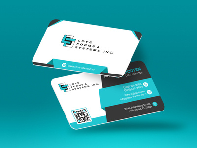 Business Card Design for Fiverr client. by Muhammad Numan Ahmed on Dribbble