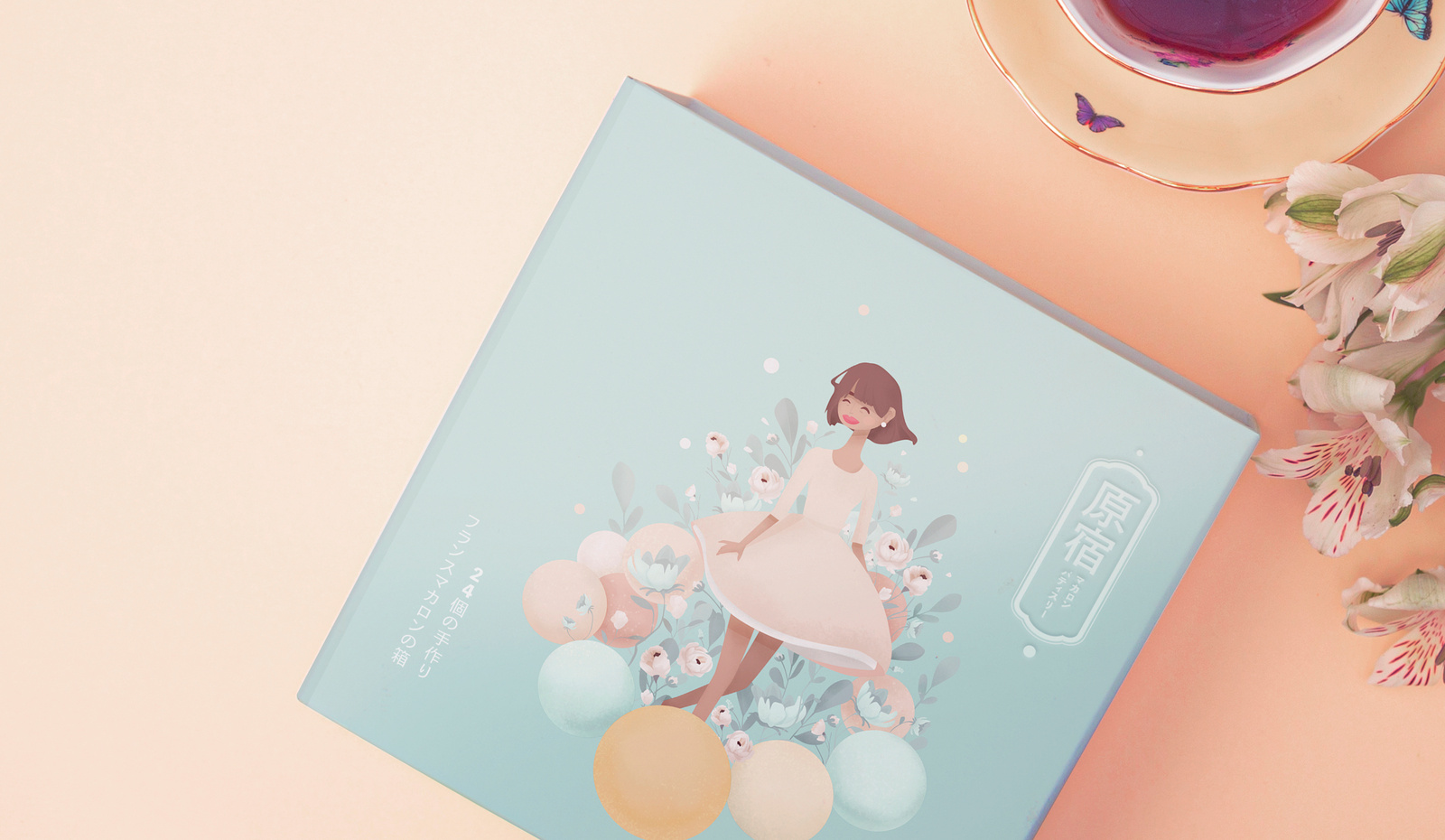 Harajuku macaroons branding by Marta Satterthwaite on Dribbble