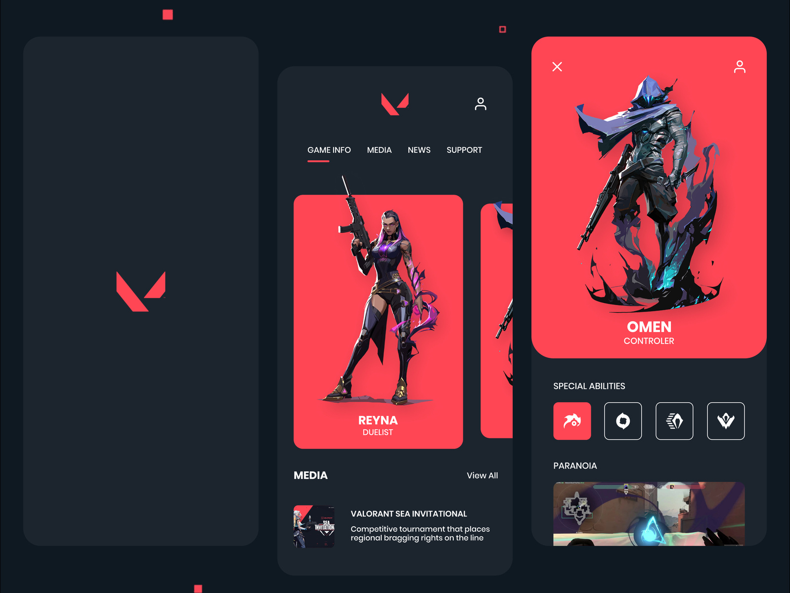 Valorant App Design - Guide by Rizal Ahmad ︎ on Dribbble