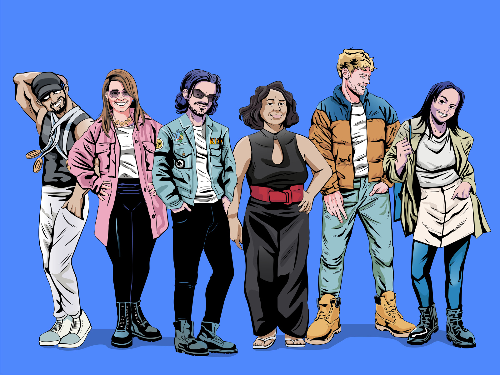 Family Character Design by Aarón Hernández on Dribbble