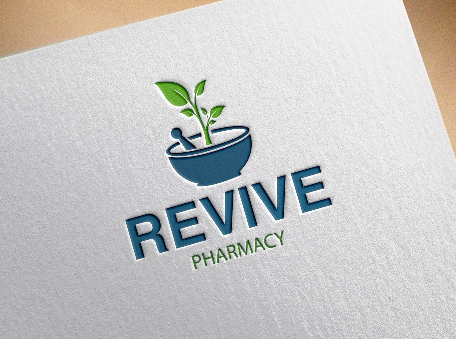Revive Pharmacy Logo by Trusted IT Institute on Dribbble